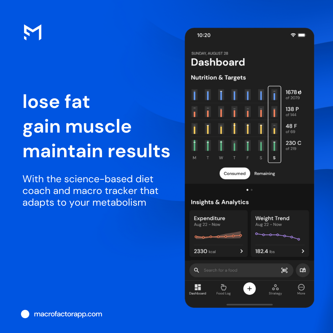 MacroFactor: The macro tracker that adapts to your metabolism | Press Kit